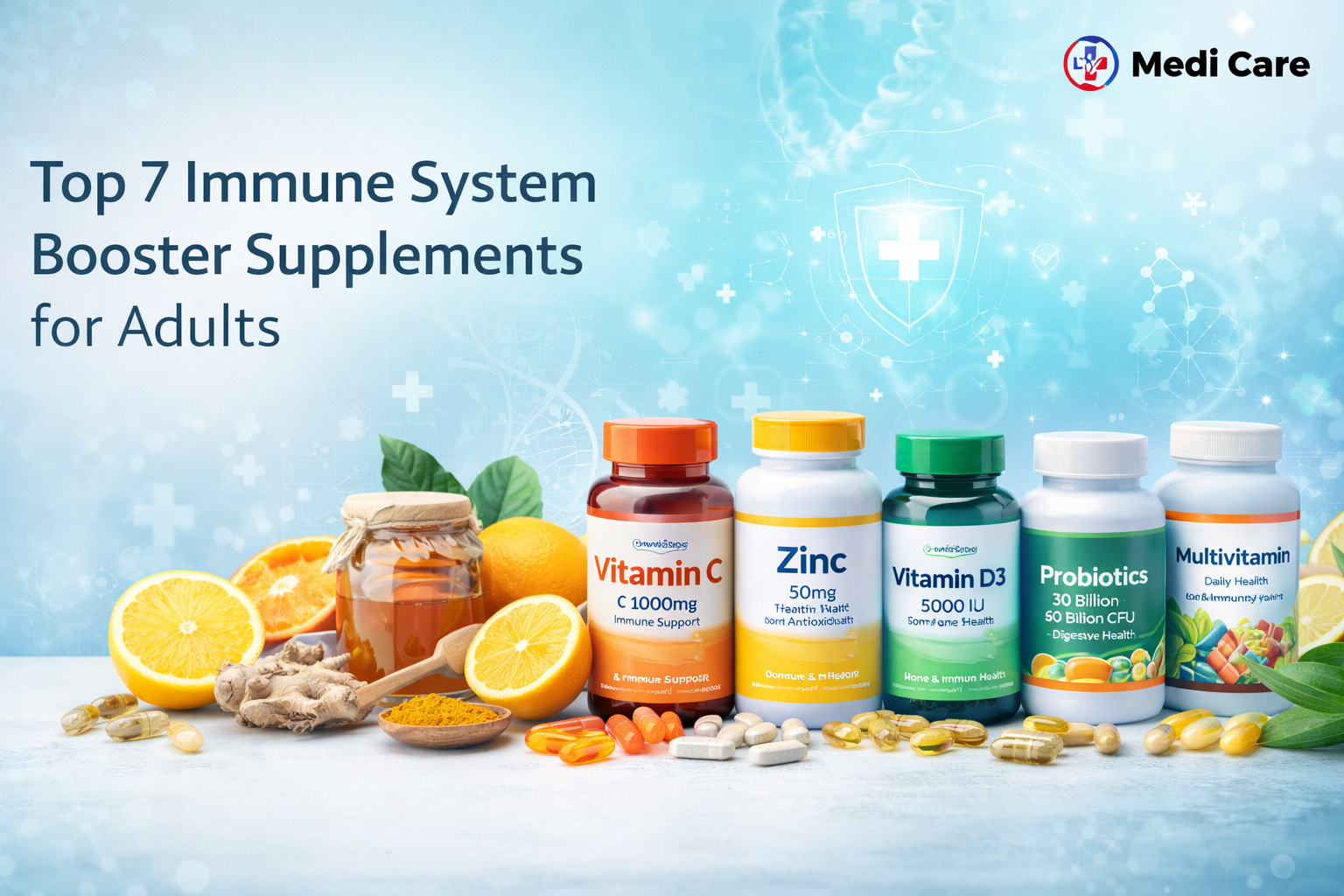 Top 7 Immune System Booster Supplements for Adults