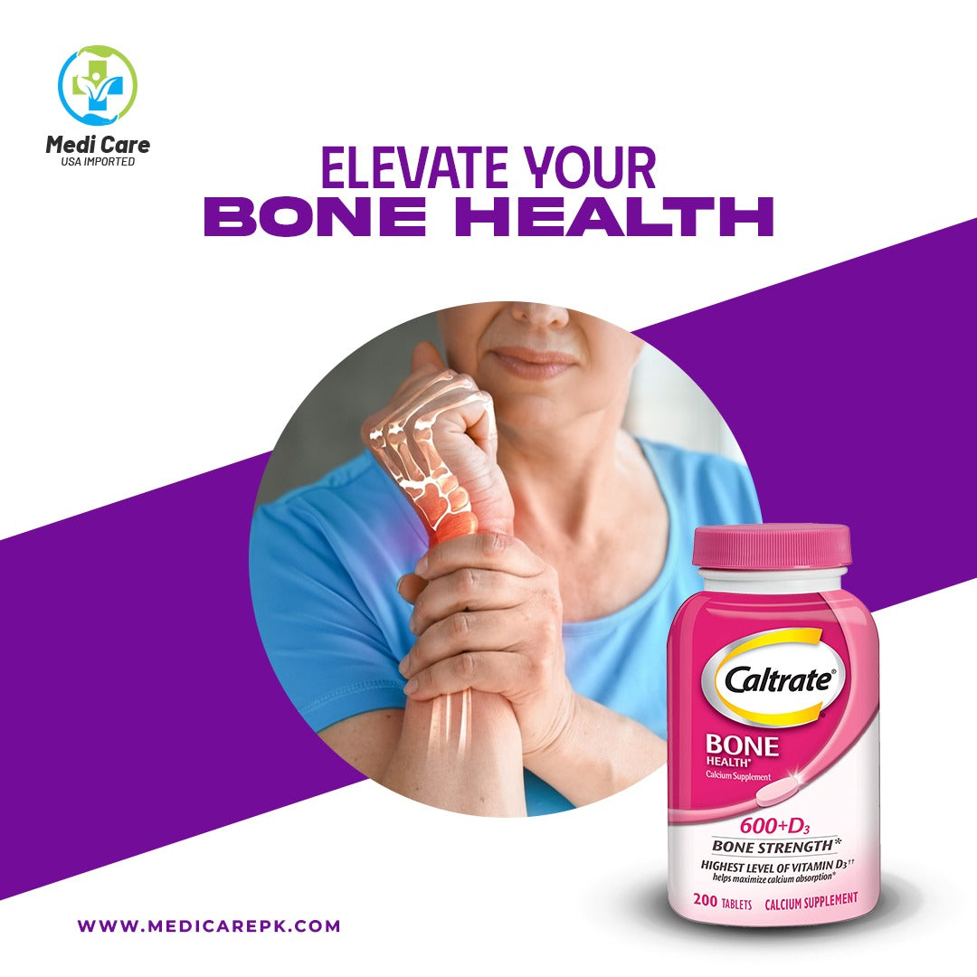 Caltrate 600+D3 Calcium and Vitamin D Supplement Tablets - 200 Tablets ...