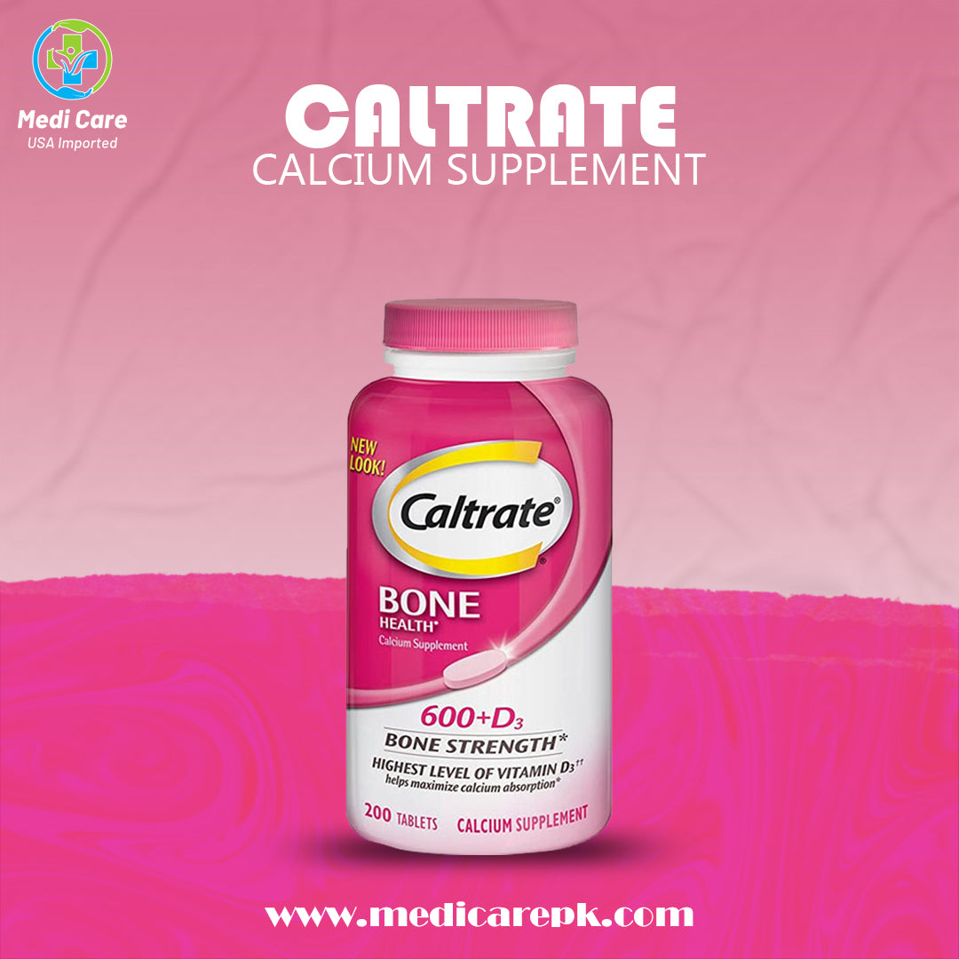 Caltrate 600+D3 Calcium and Vitamin D Supplement Tablets - 200 Tablets ...