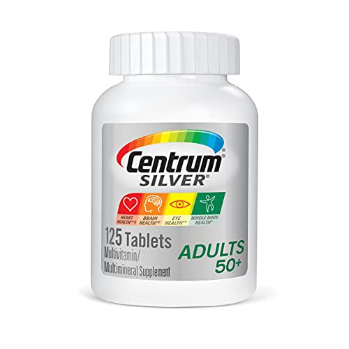 Centrum Silver Multivitamin for Adults 50 Plus , 125 Tablets count