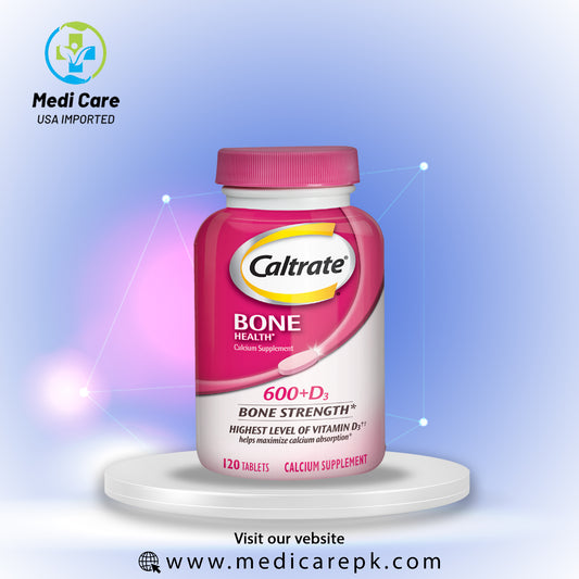 Caltrate 600+D3 Calcium and Vitamin D Supplement Tablets - 120 Tablets ...